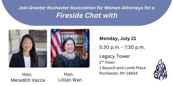 Fireside Chat with Hon. Meredith Vacca & Hon. Lillian Wan